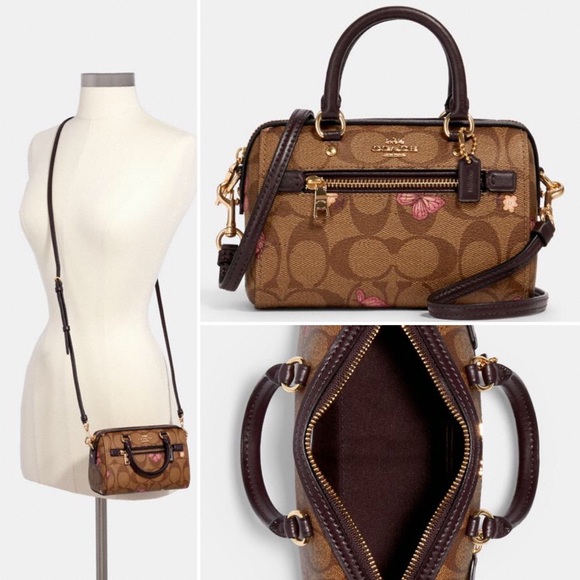 Coach | Bags | Nwt Coach Micro Rowan Crossbody Purse Butterfly | Poshmark